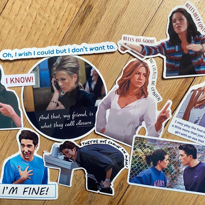 Friends Stickers - Etsy