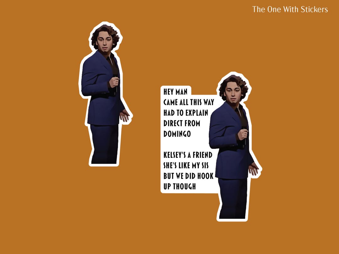 Domingo From the SNL Bridesmaid Speech Sketch W/ Espresso - Sticker - Etsy