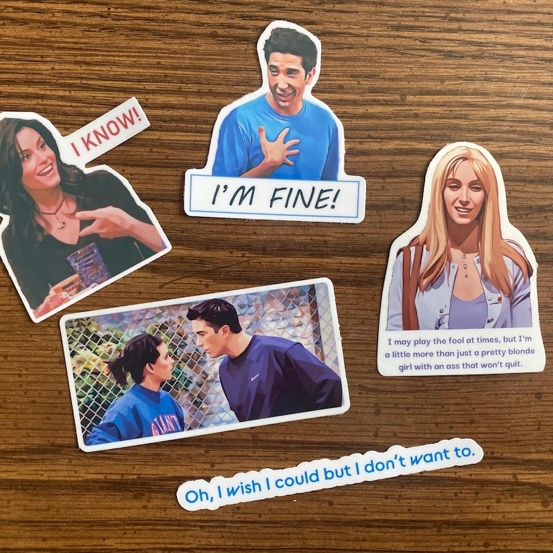 Friends Stickers - Etsy