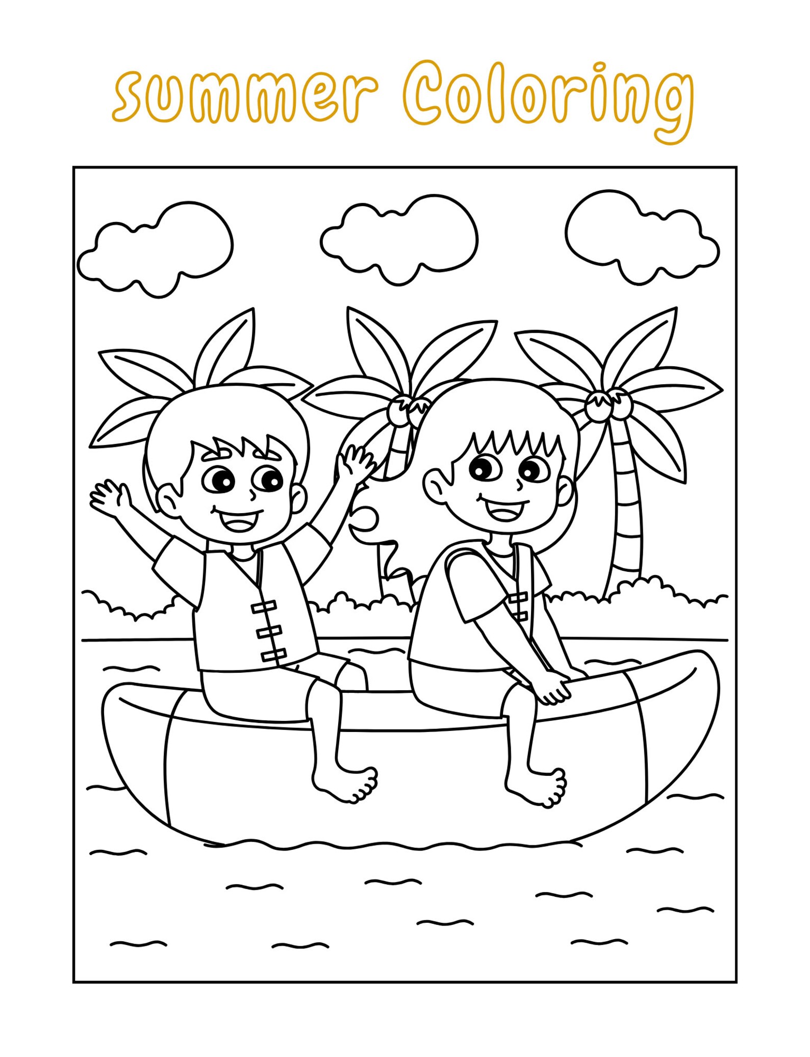 Summer Time Kids Digital Activity Pack With 70 Pages, Educational Fun ...