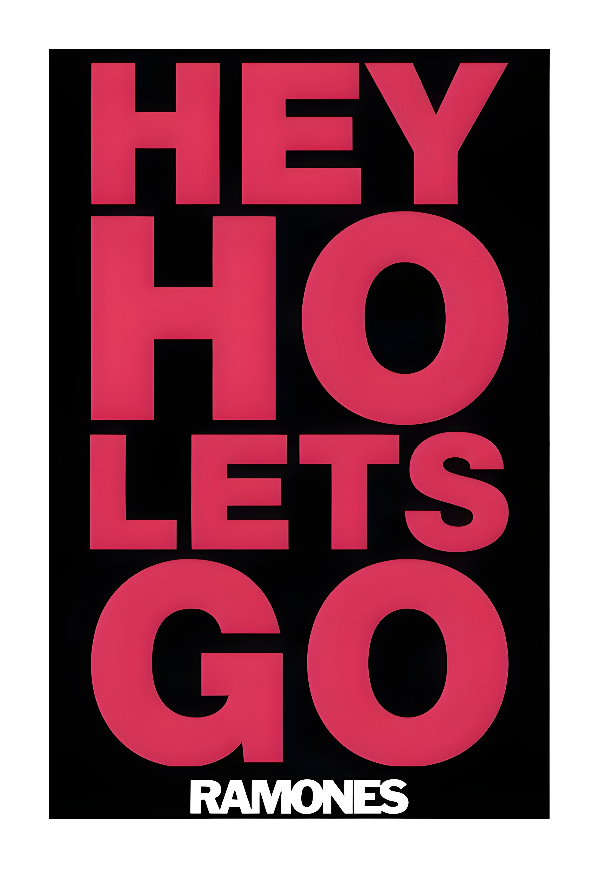Ramones Hey Ho Lets Go 2 Digital Posters, Classic Punk Rock, Music ...