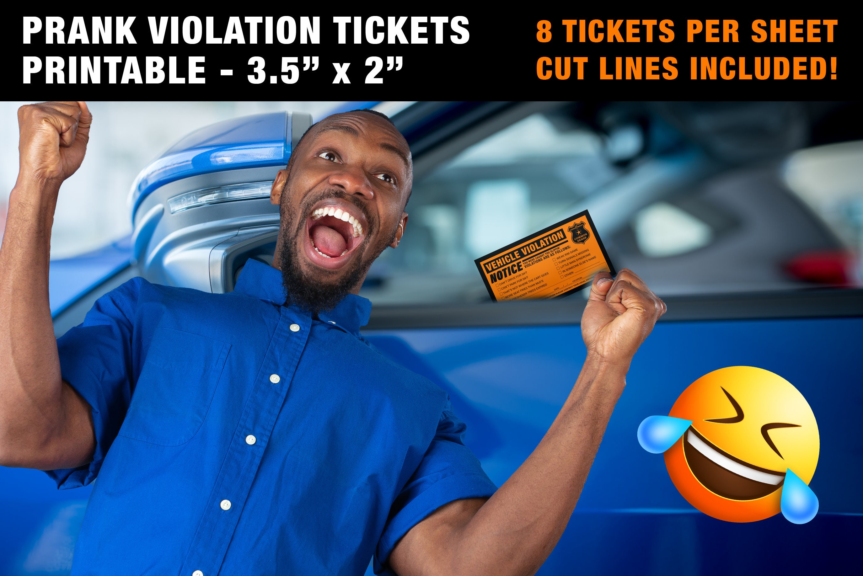 Printable Prank Violation Tickets • Great for SOCIAL MEDIA VIDEOS! • 3. ...