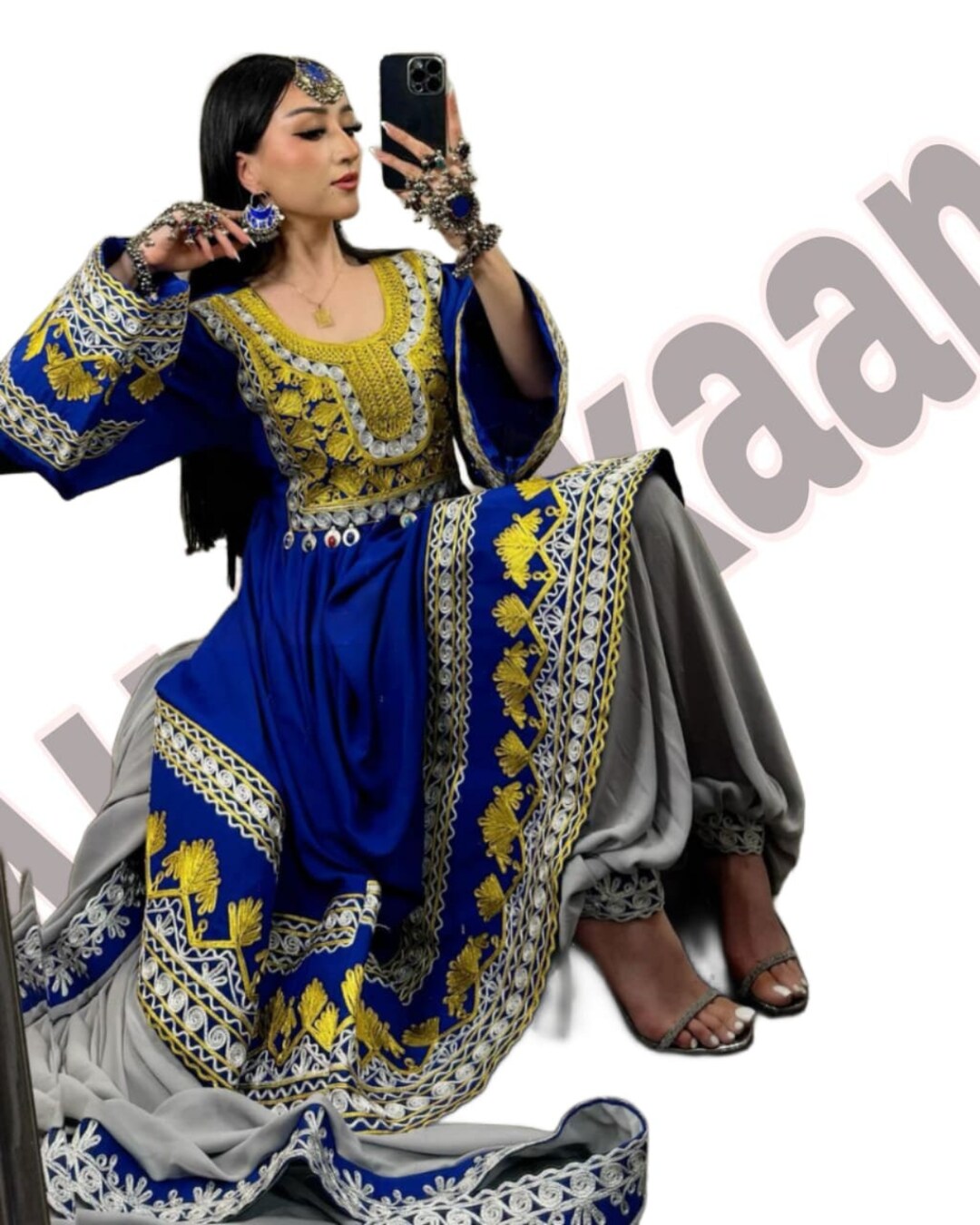Afghan Kochi Style Party Qameez Partog for Women - Etsy