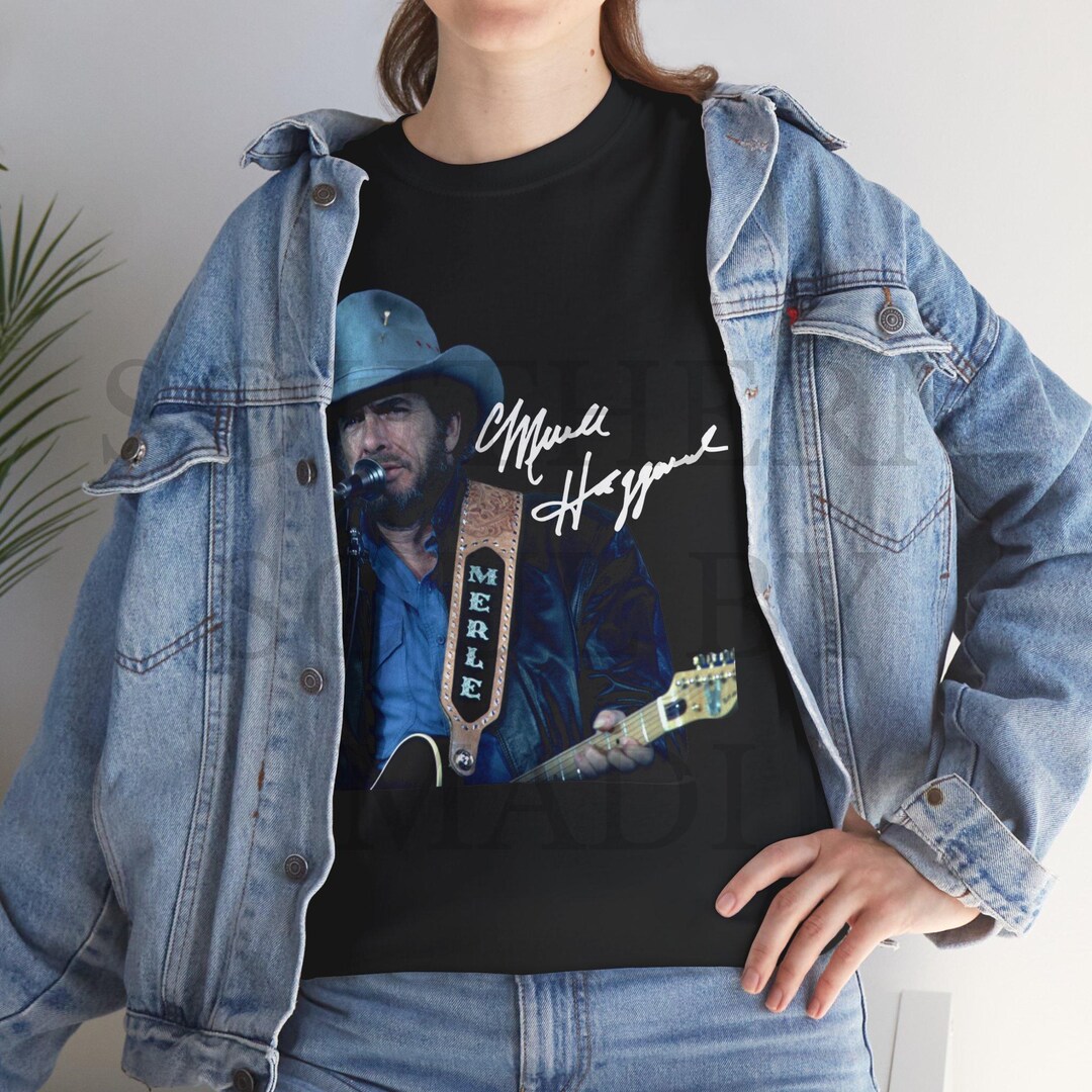 Merle Haggard T-shirt, Cute Shirt, Country Music Shirt - Etsy