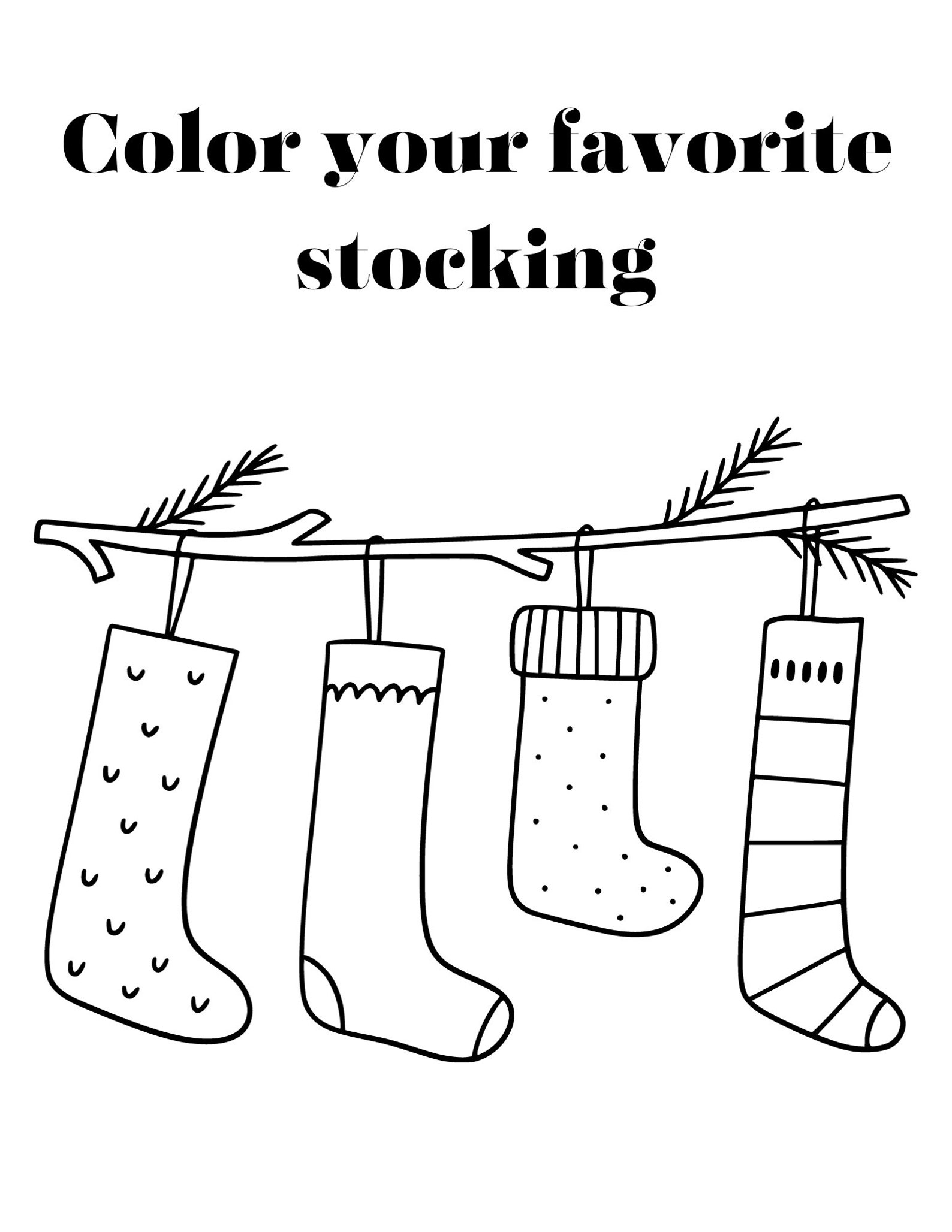 Christmas Coloring Pages - Etsy