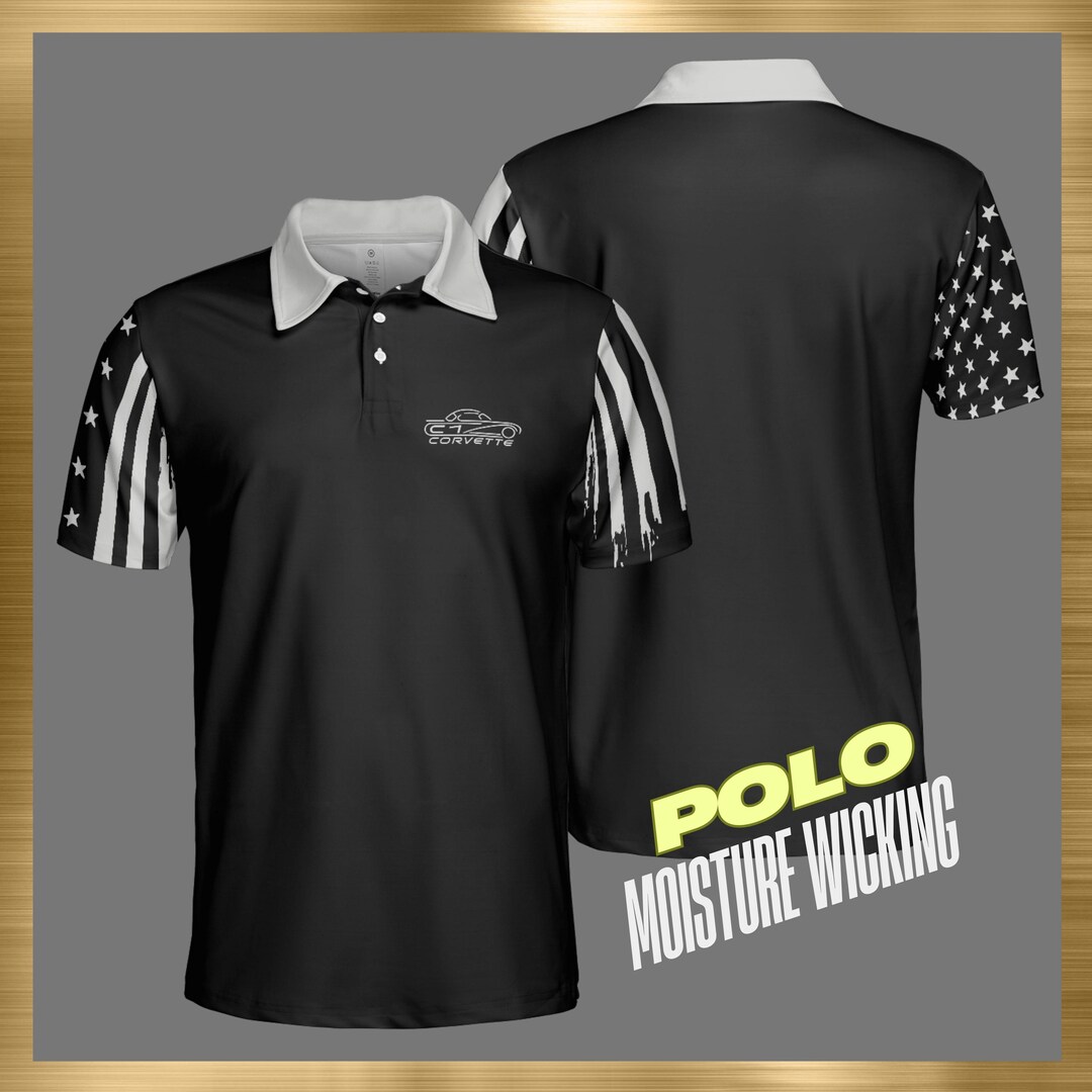 Classic C1 Corvette Polo Shirt Stylish Gift for Car Lovers ...