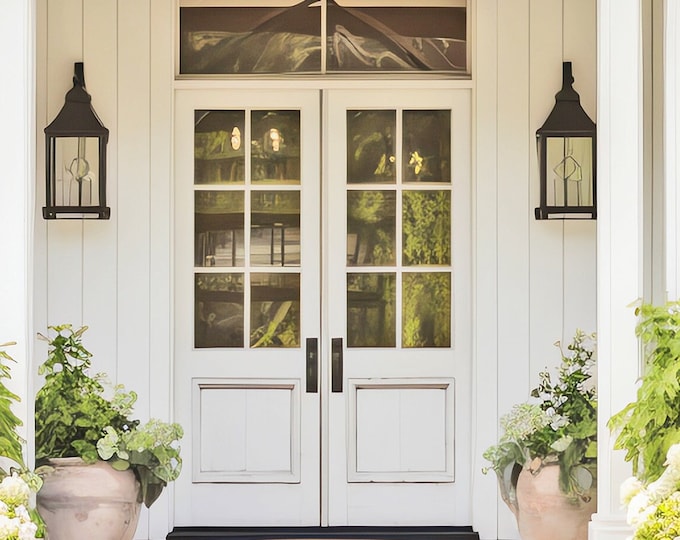 Mullion Glass Door for Existing Window Kitchen Cabinet Glass Door ...