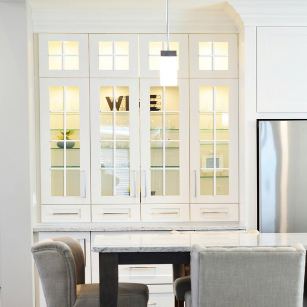 Glass Inserts for Kitchen Cabinets - Etsy