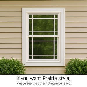 Custom Mullion Grid Pane for Existing Windows | Windows Grid | Custom ...