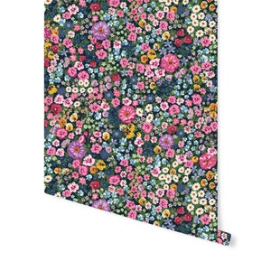 Wildflowers Removable Wallpaper, Beautiful Floral Pattern BURSTING With ...