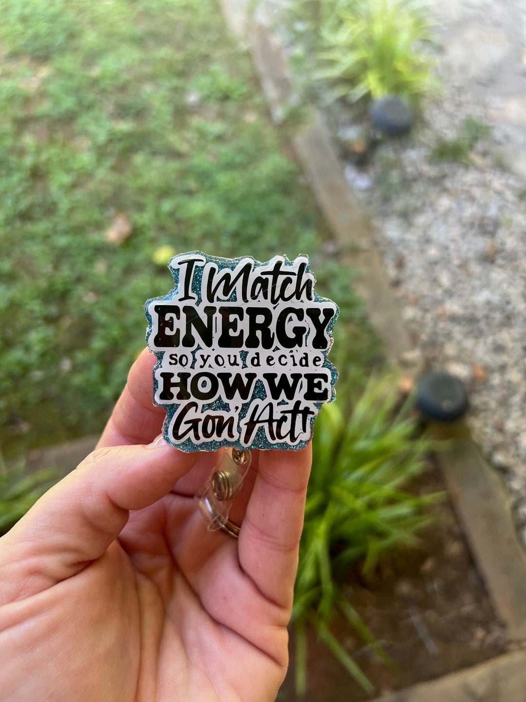 Matching Energy Badge Reel - Etsy