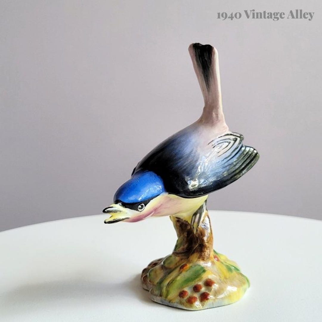 RARE ADDERLEY FLORAL Gnatcatcher Bird - Etsy