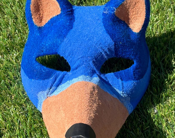 Blue Heeler Mask (cartoony) - Etsy