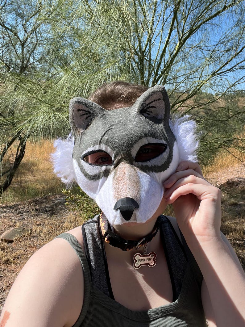 Gray Wolf Mask - Etsy