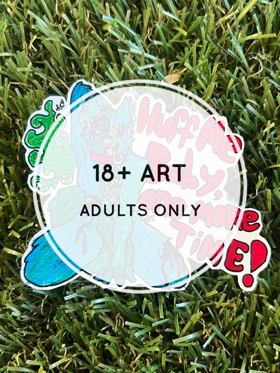 Furry Sticker: Huff Me (forest) !!18+ ONLY!! - Etsy