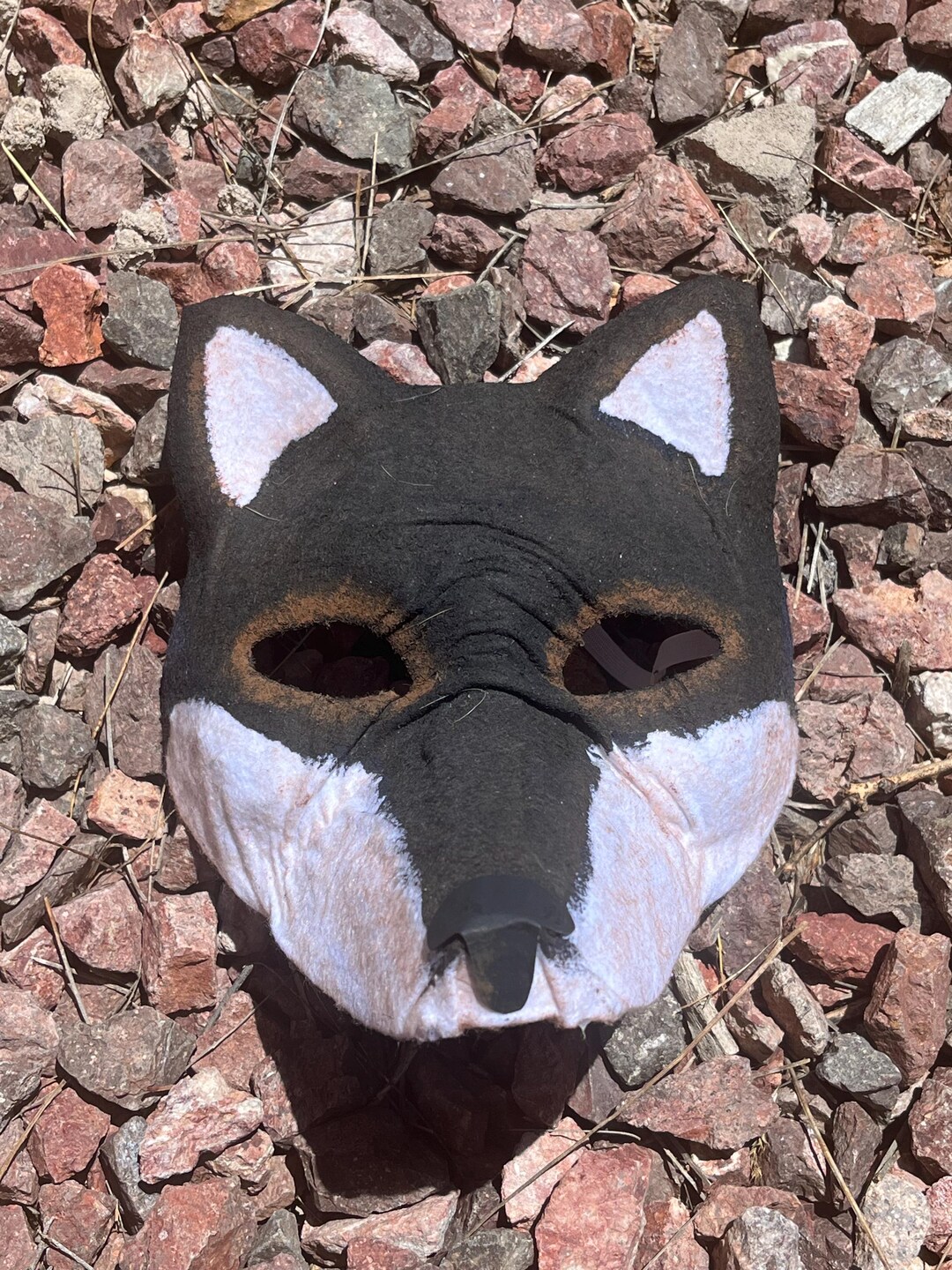 Dark Wolf Mask (no Fur) - Etsy