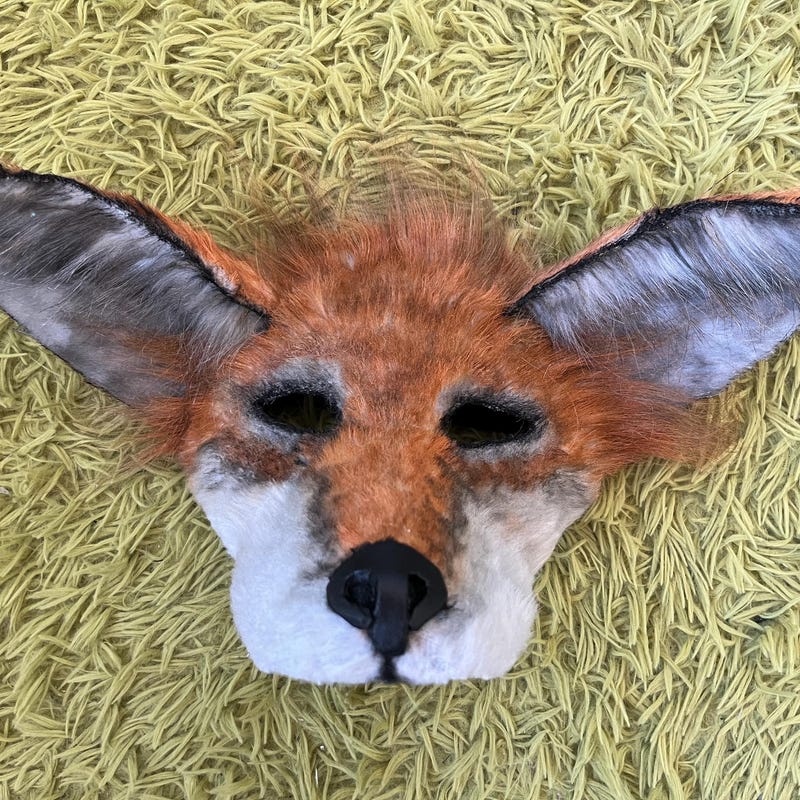 Red Fox Mask - Etsy