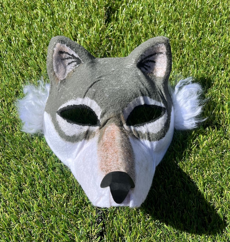 Gray Wolf Mask - Etsy