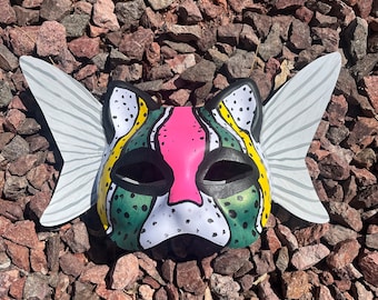 Rainbow Trout Mask Fish Halloween Mask Photo Prop Printable Party Mask ...