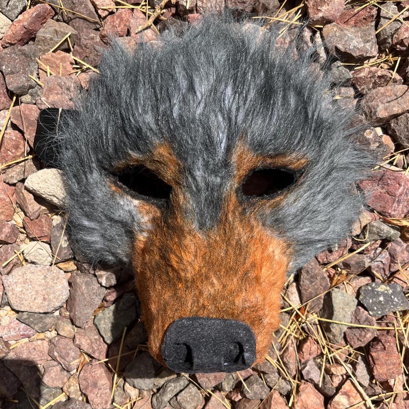 Realistic Wolf Mask - Etsy