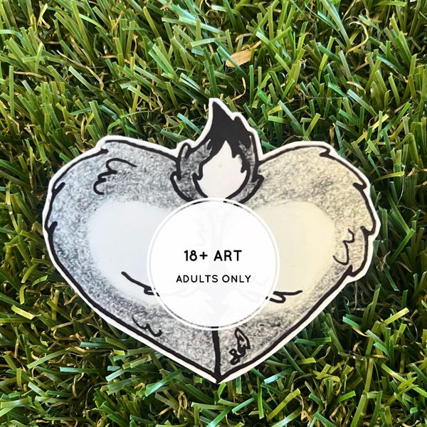 Furry Sticker - Etsy