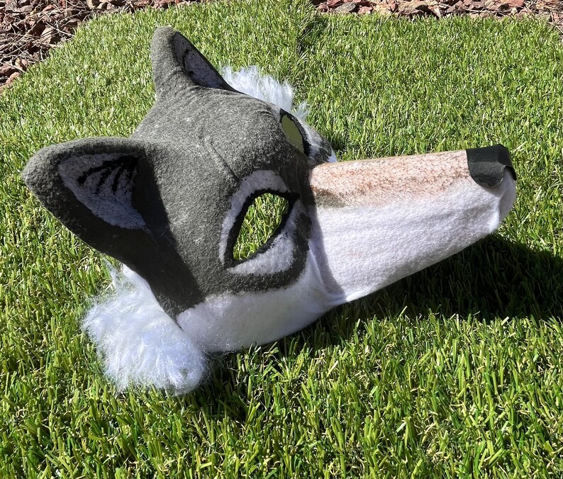 Gray Wolf Mask - Etsy