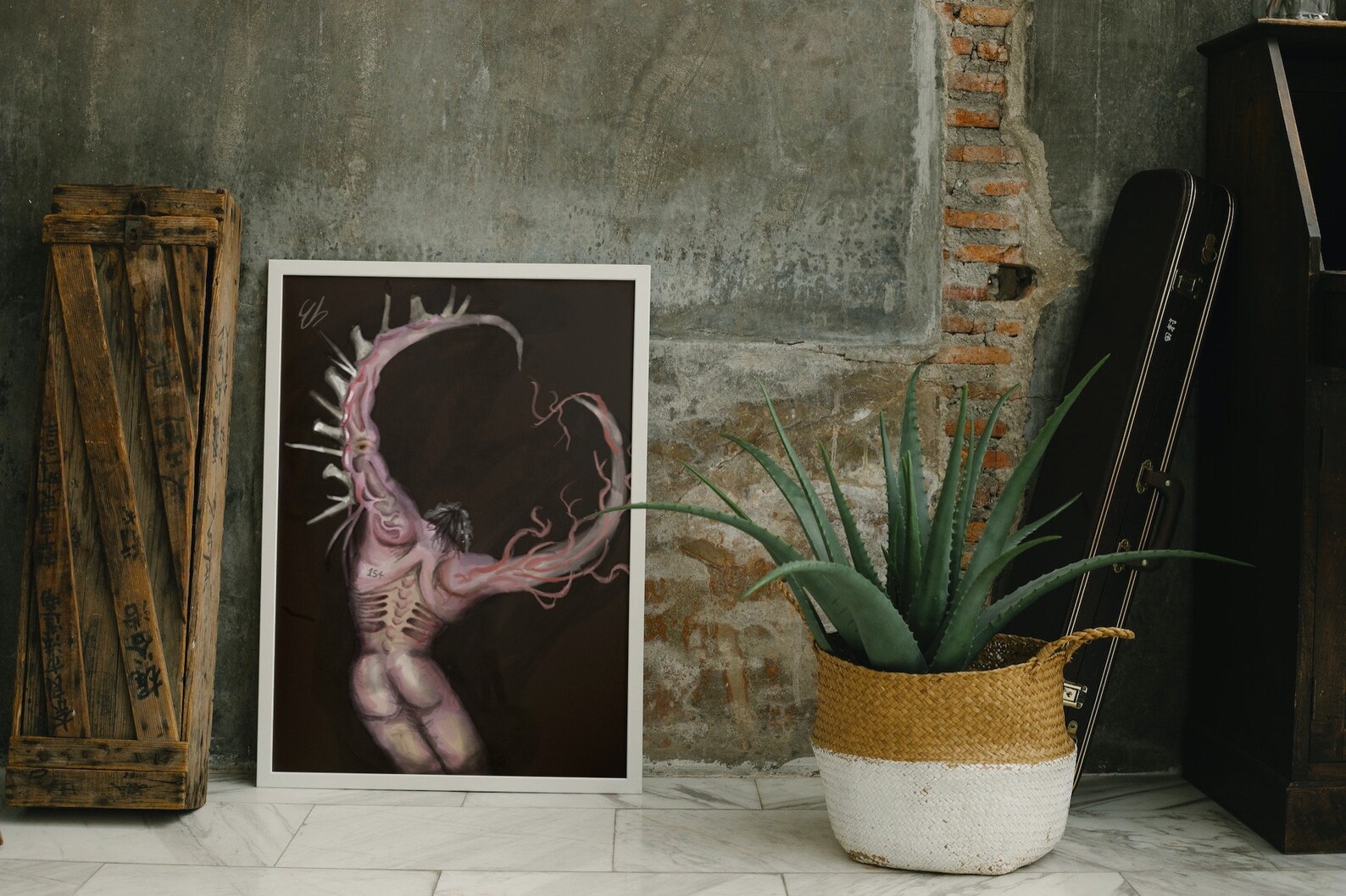 Dark Art Gift, Disturbing, Art, Digital Painting, Digital Print, Wall ...