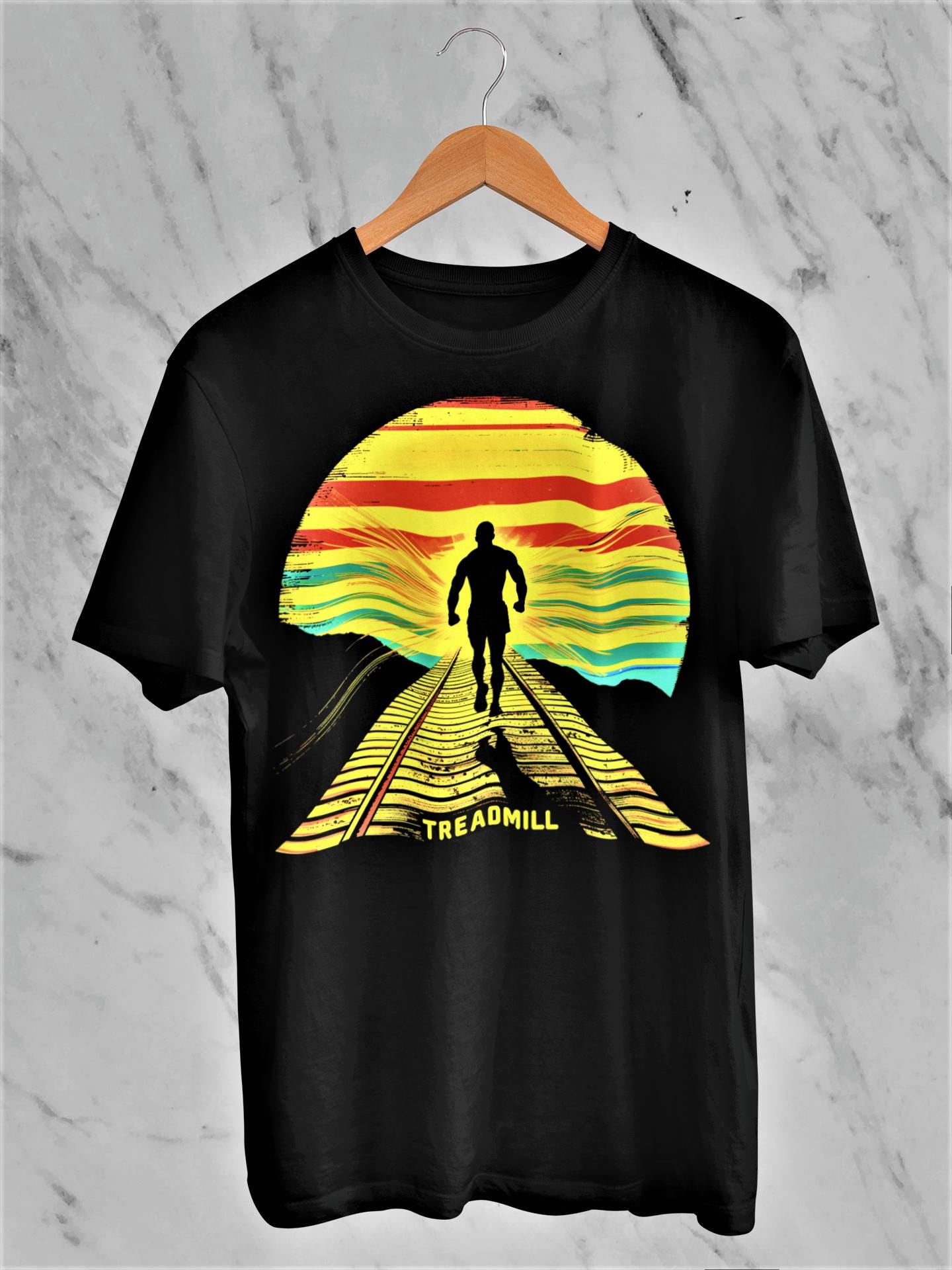 Treadmill Workout Shirt - Running Shirt, Motivation Shirt, Gym Shirt ...