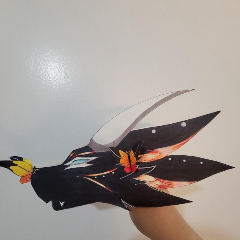 Forkscales Dragon Puppets - Etsy