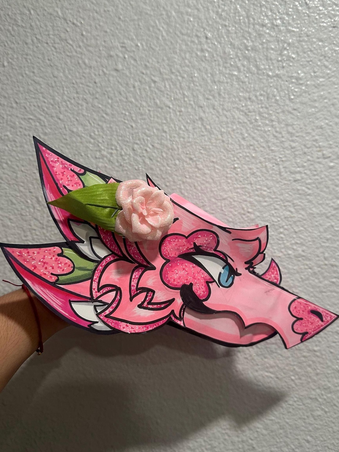 Premade Paper Dragon Puppet Furnfantasy Etsy