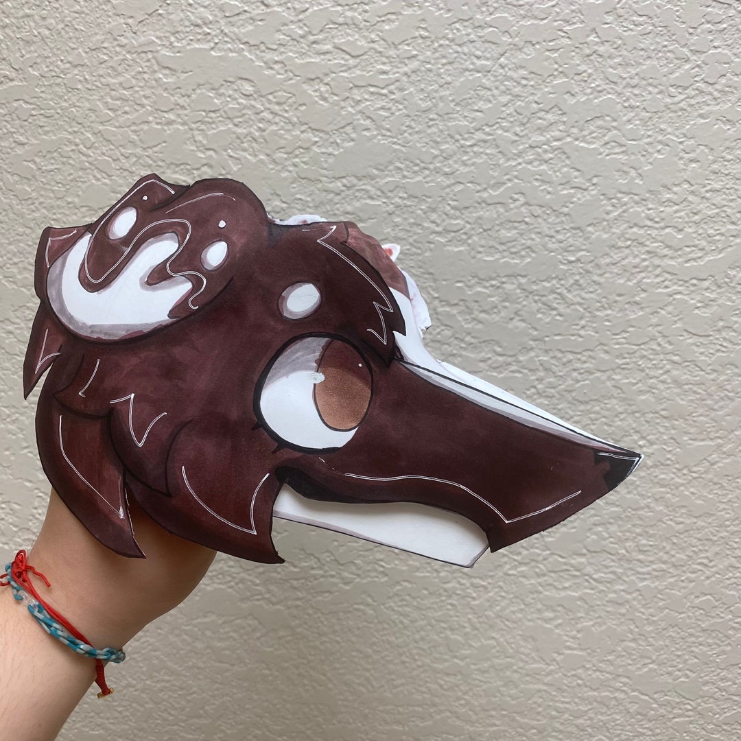 Winston Paper dragon dog Puppet W/ Hidden Teeth Javisdragons - Etsy