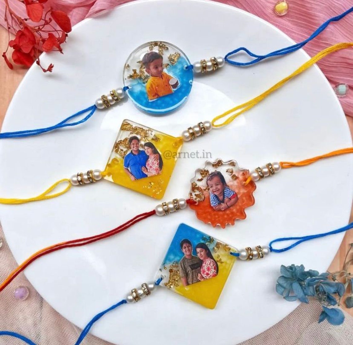 Resin Photo Rakhi - Etsy