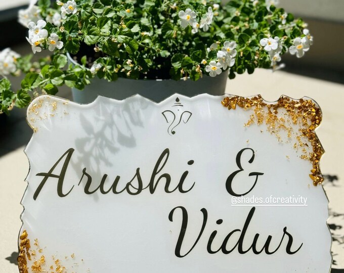 Resin Name Plate - Etsy