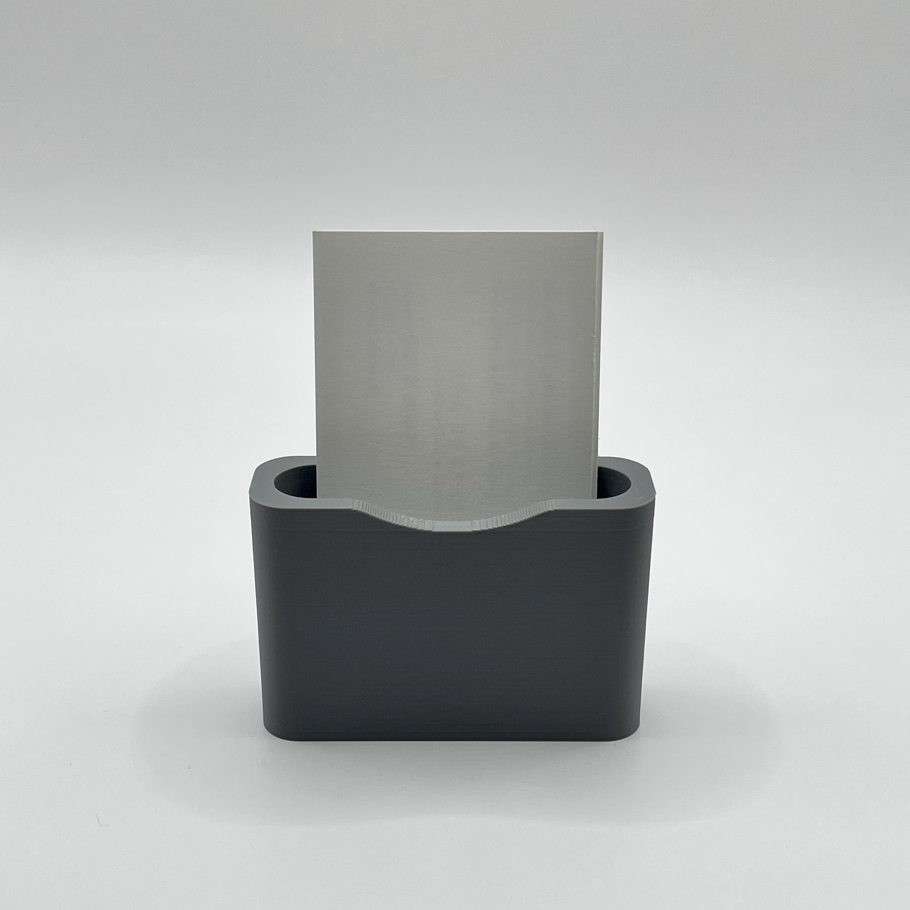 Business Card Holder Vertical 3D Printed Business Card Holder for Desk ...