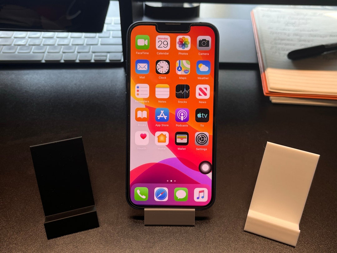 Minimalist Phone Stand: 3D Printed Desk Organizer - Etsy