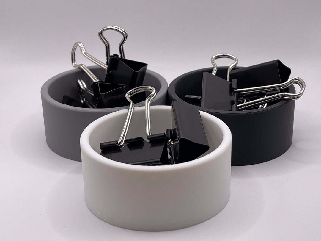 Modern Eco-friendly Paper Clip Organizer - 3D Printed, Stylish Office ...