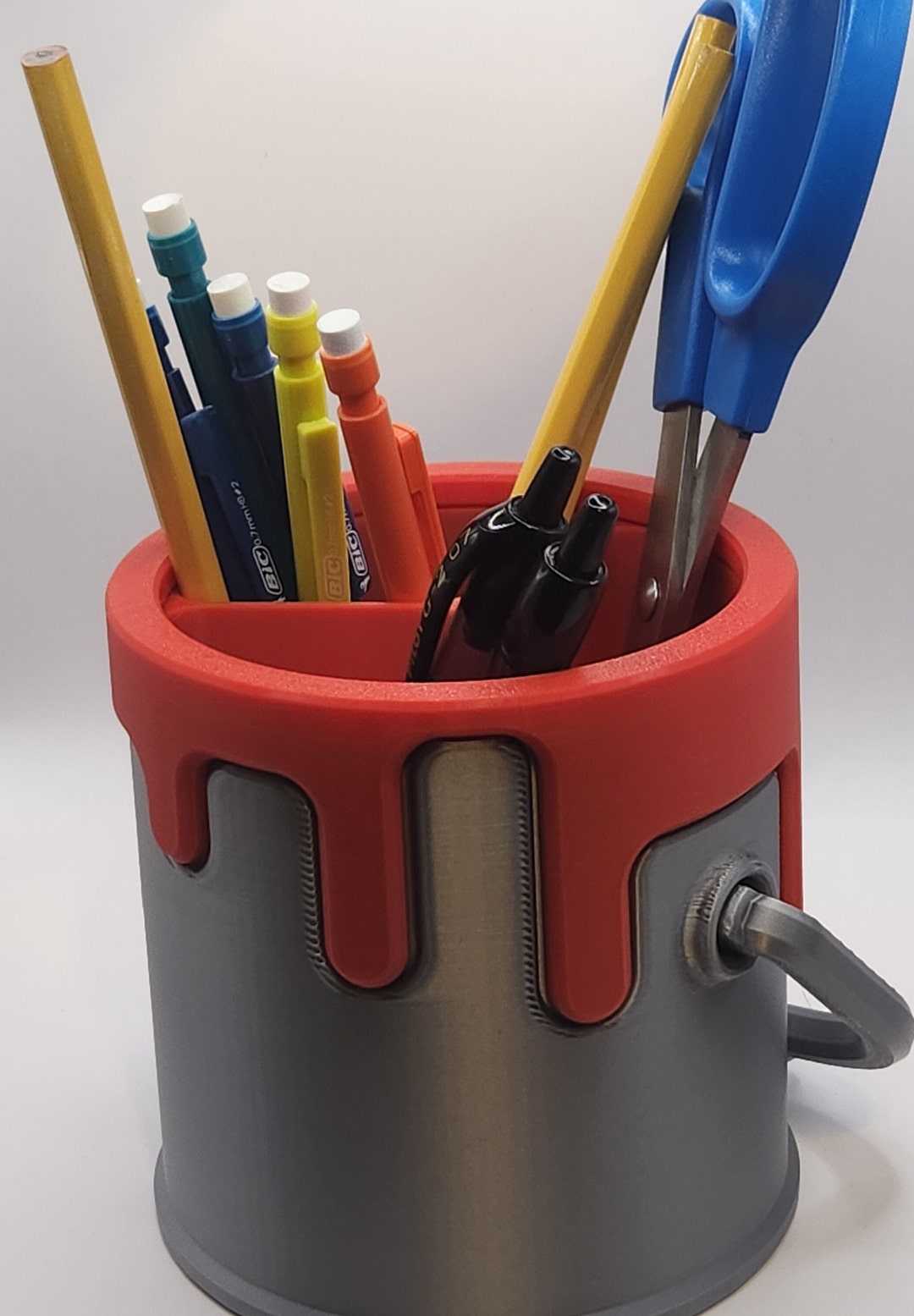 Paint Bucket Pencil Holder - Etsy