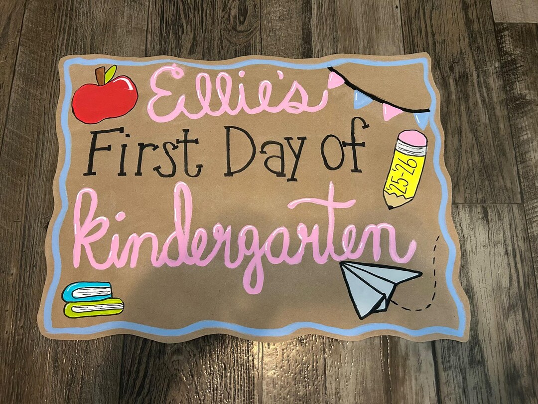 First Day of School Banner-custom - Etsy