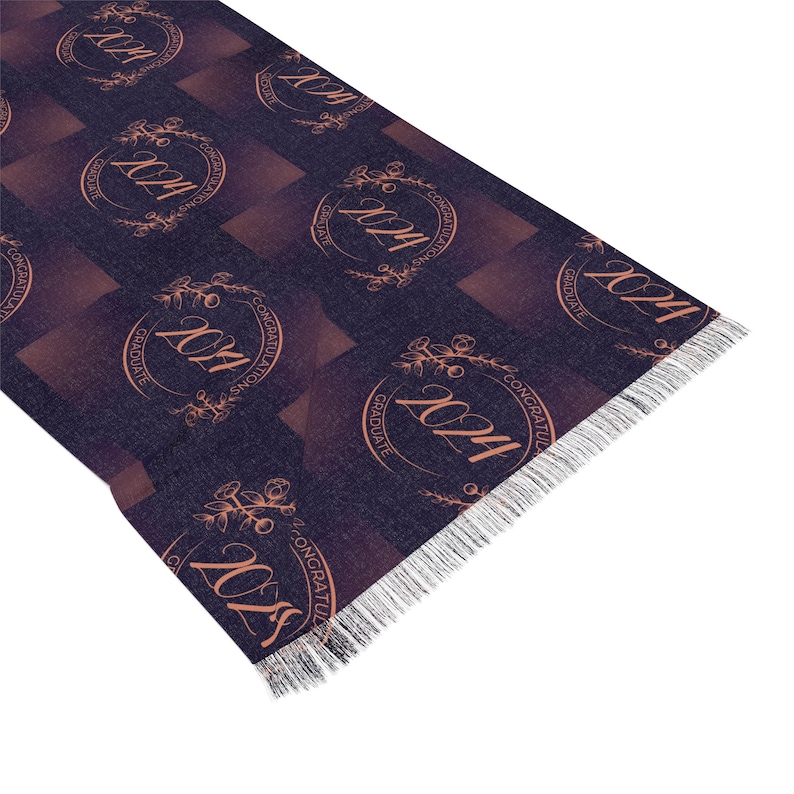 Stylish Graduation Scarf With Purple & Pink Tye Dye Light Scarf - Etsy