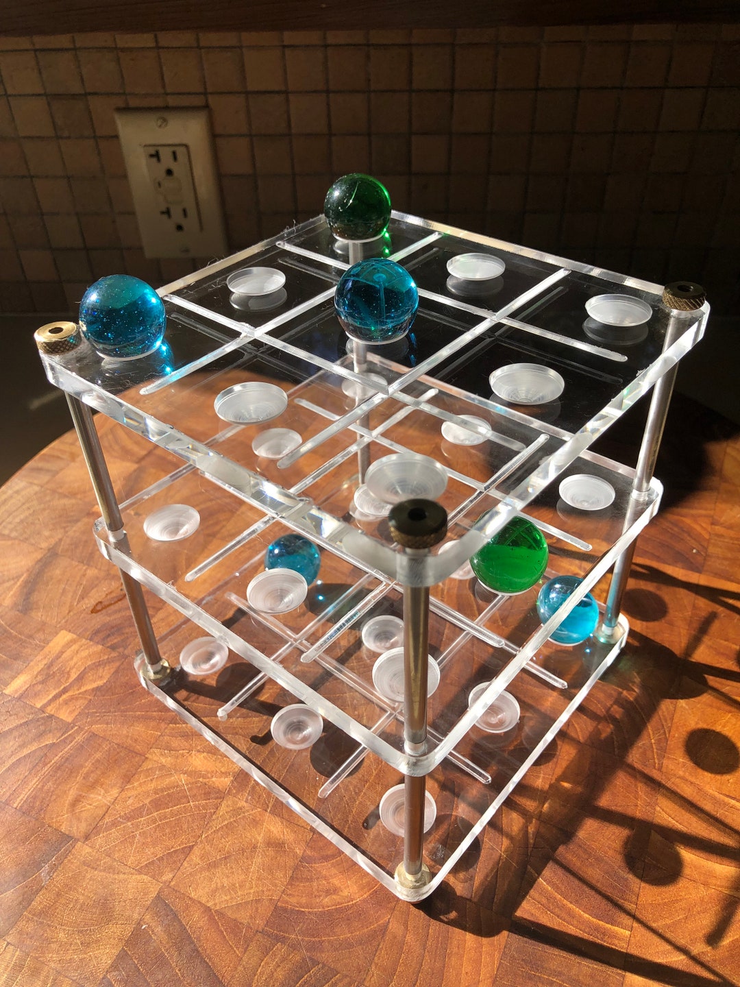 3-D Tic-tac-toe Game Set - Etsy