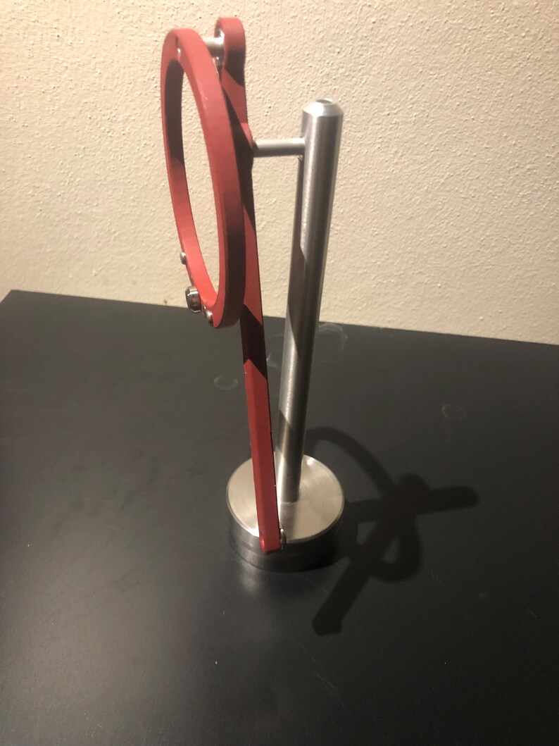 Double Pendulum Kinetic Art, Ring and Bar Variation - Etsy