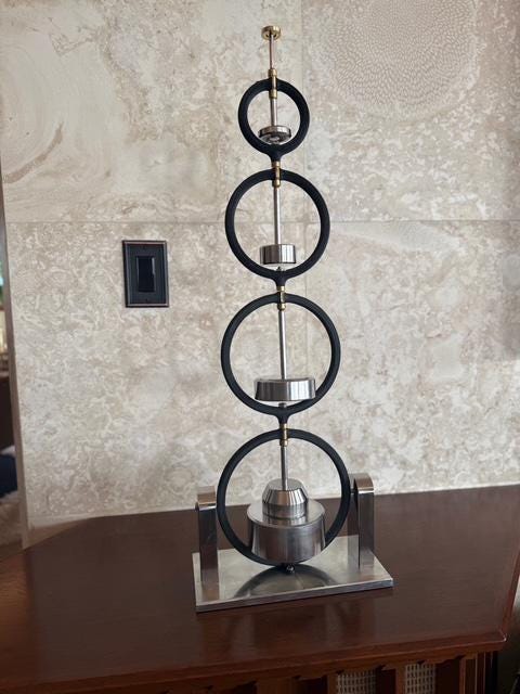 4-stage Vertical Pendulum Kinetic Sculpture - Etsy