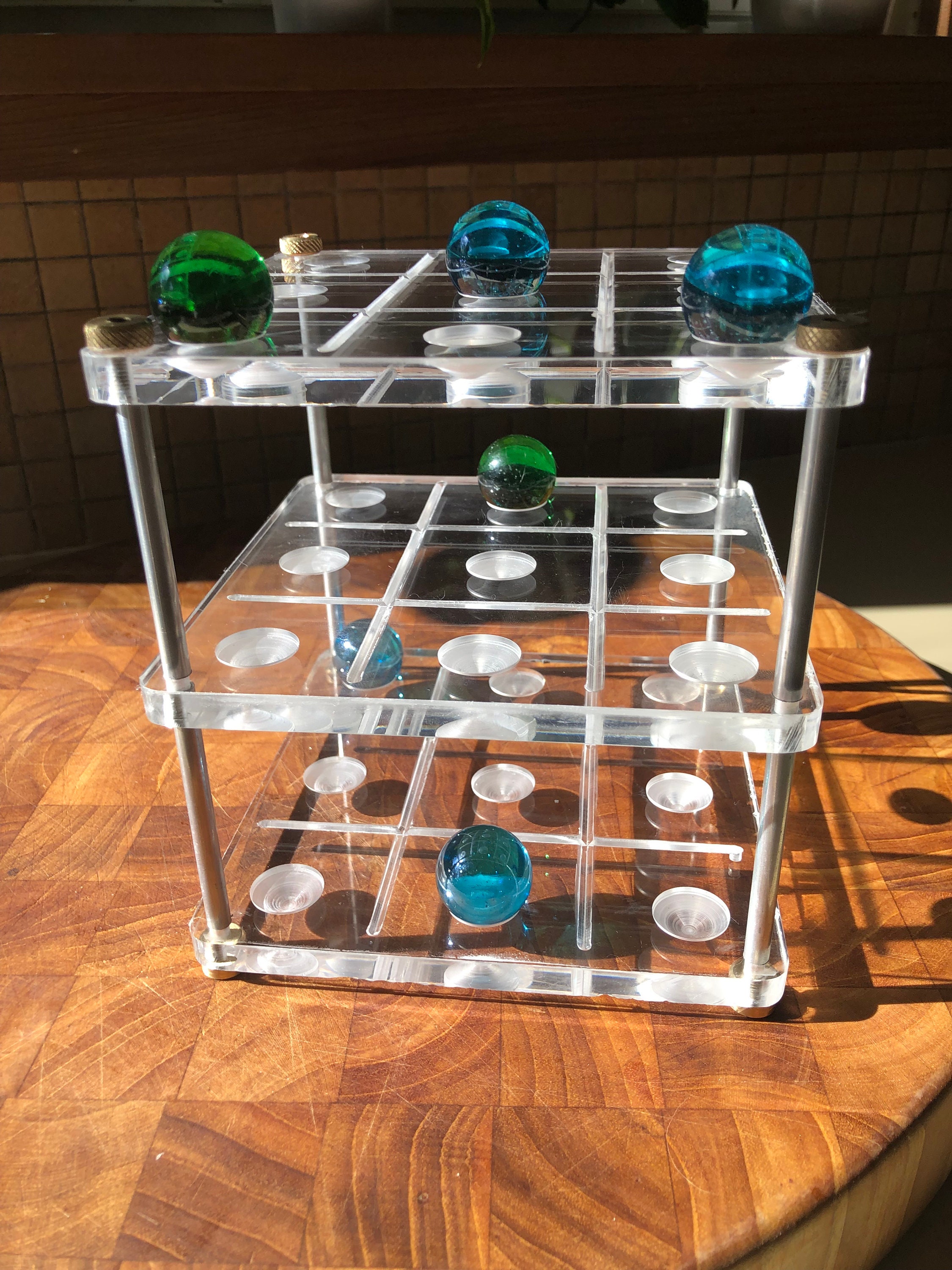 3-D Tic-tac-toe Game Set - Etsy