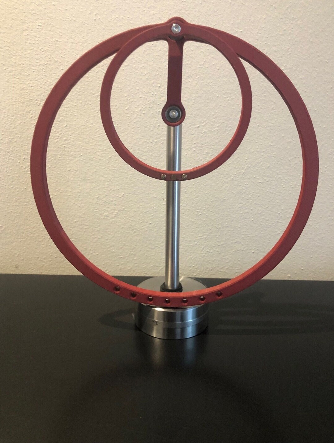 Free Standing Double Ring Pendulum Kinetic Sculpture - Etsy New Zealand