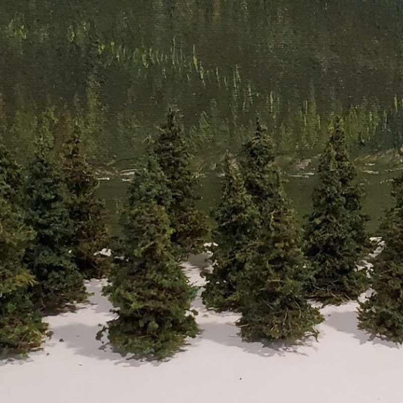 Realistic Diorama Trees - Etsy