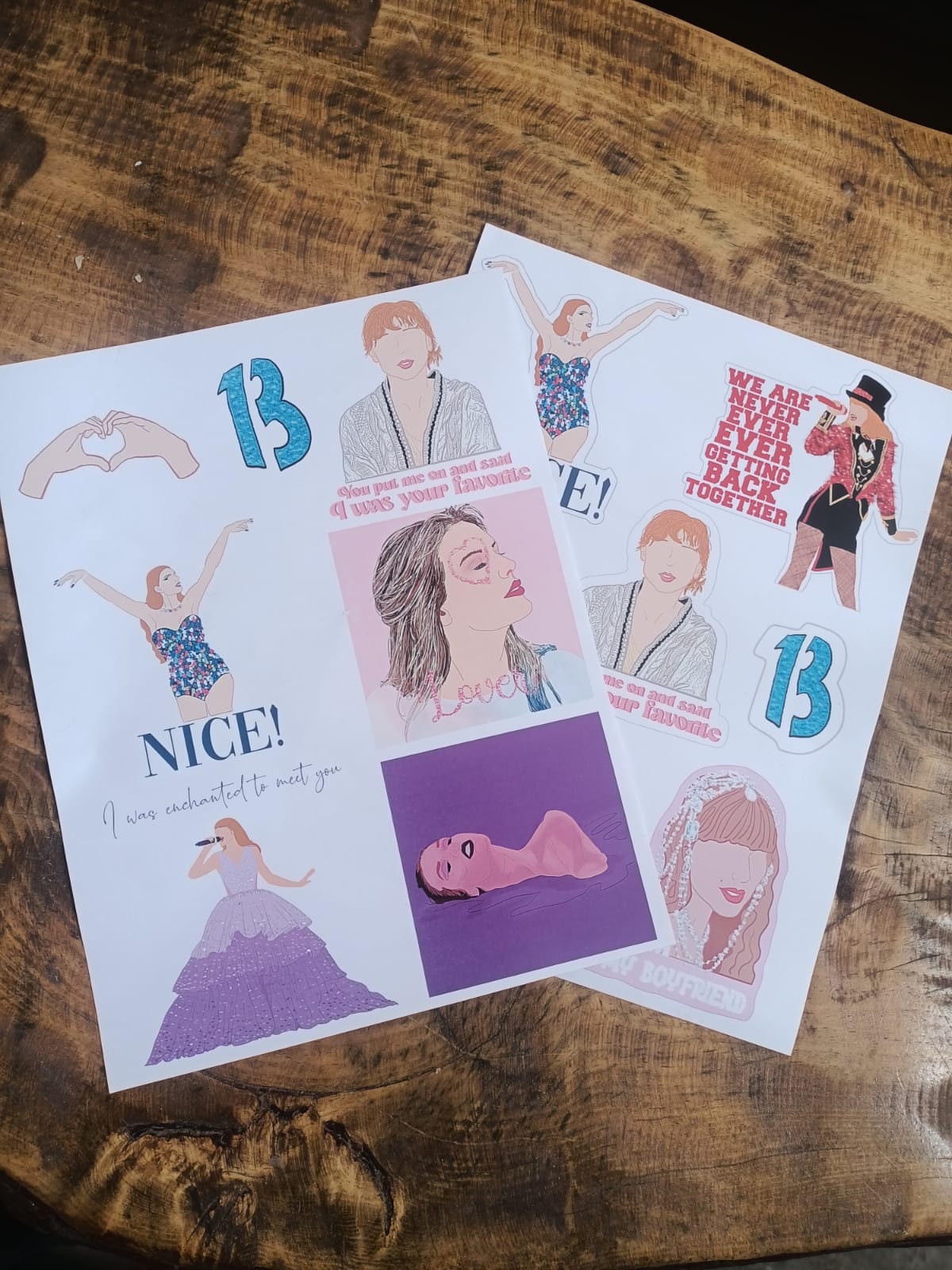 Taylor Swift printable sticker pack, Taylor Swift stickers para ...