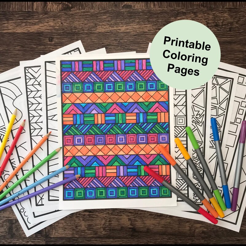 Zen Coloring Page - Etsy