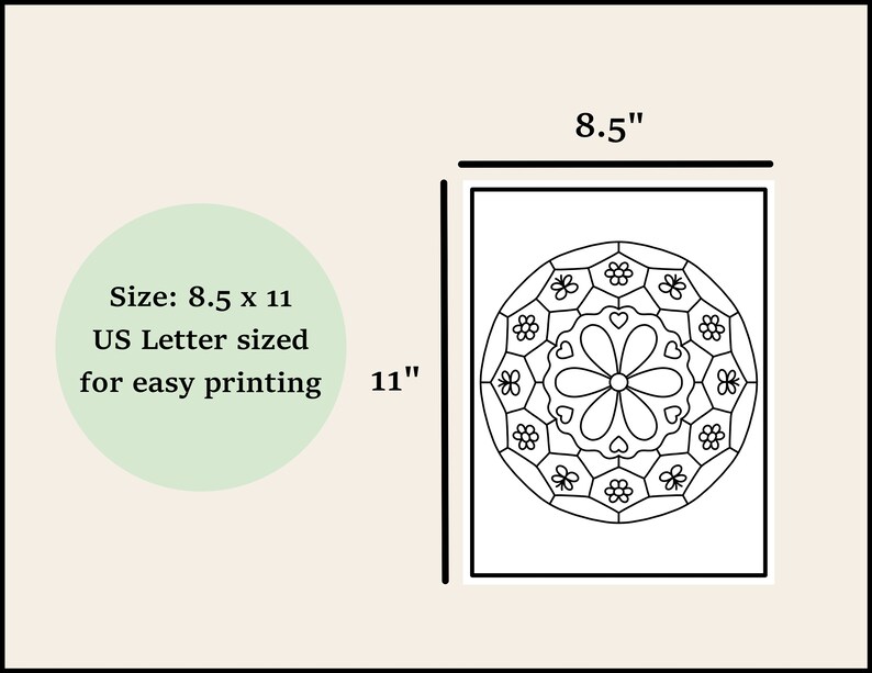 Flower Mandala Coloring Pages, Easy Flower Mandala, Spring Flower ...