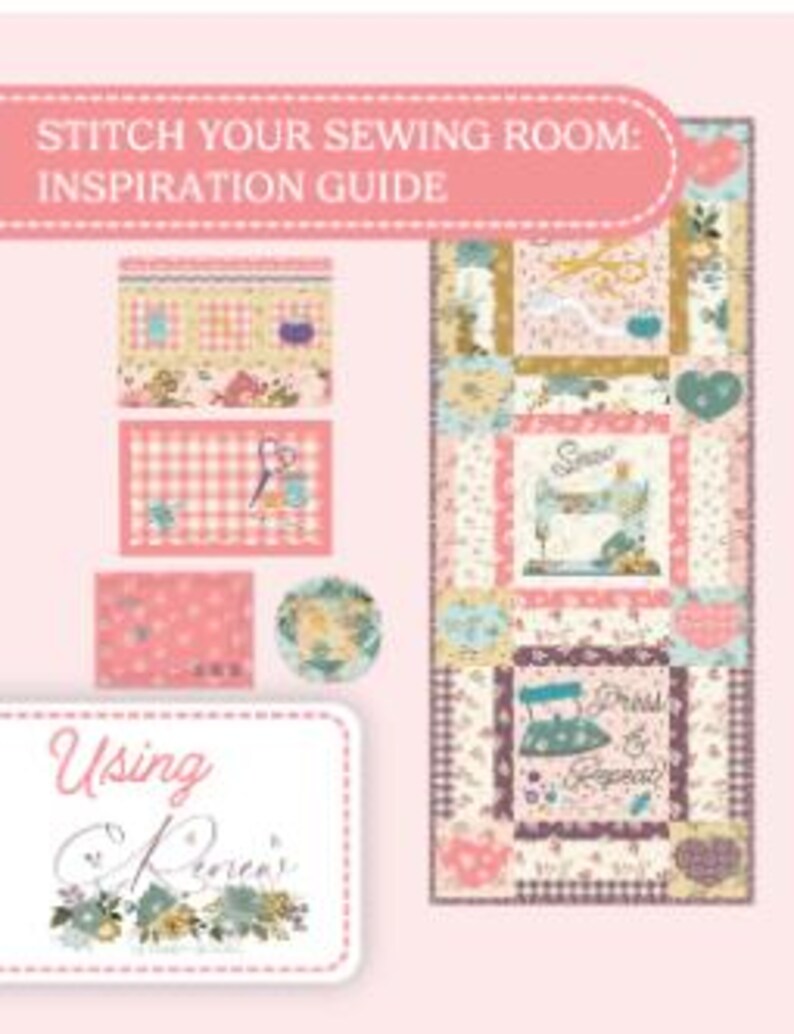 Machine Embroidery Stitch Your Sewing Room USB RBD&ME by Riley Blake ...