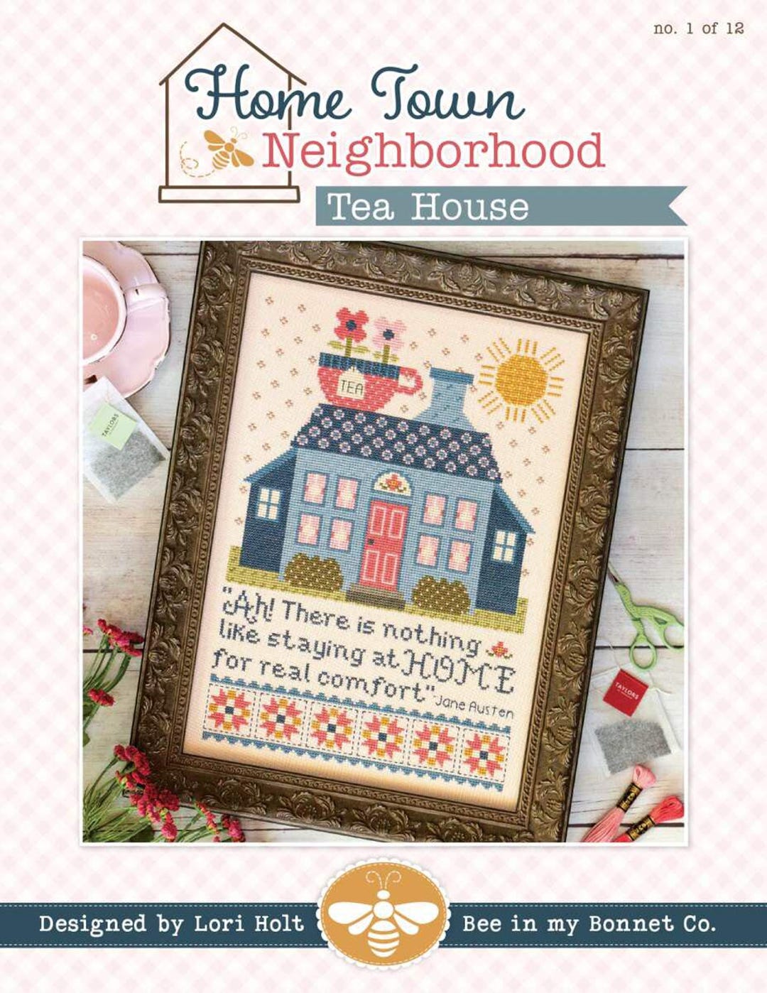 It’s Sew Emma Home Town Neighborhood Tea House Cross Stitch Pattern by ...